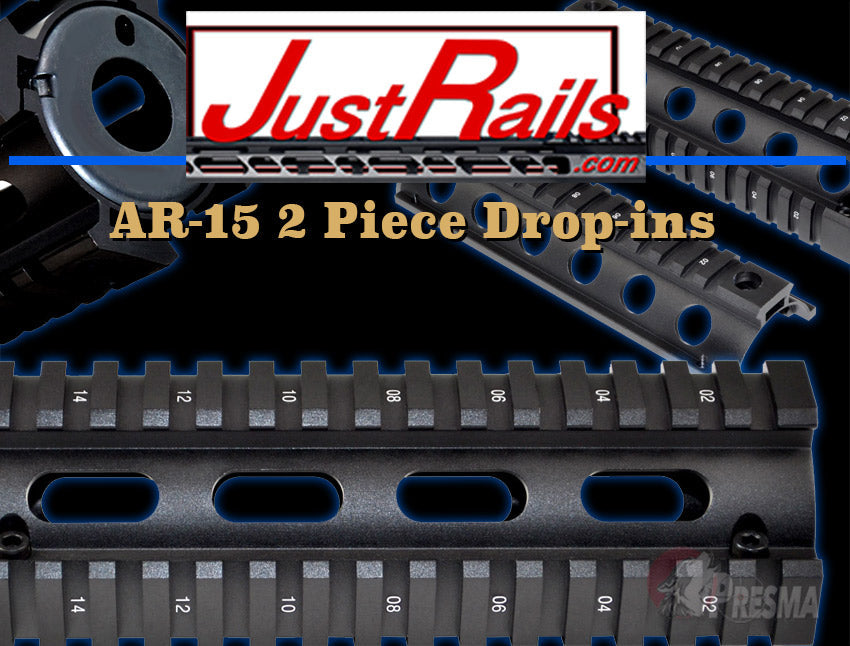 AR-15 2 Piece Drop-in Handguards .223/5.56 – Justrails.com