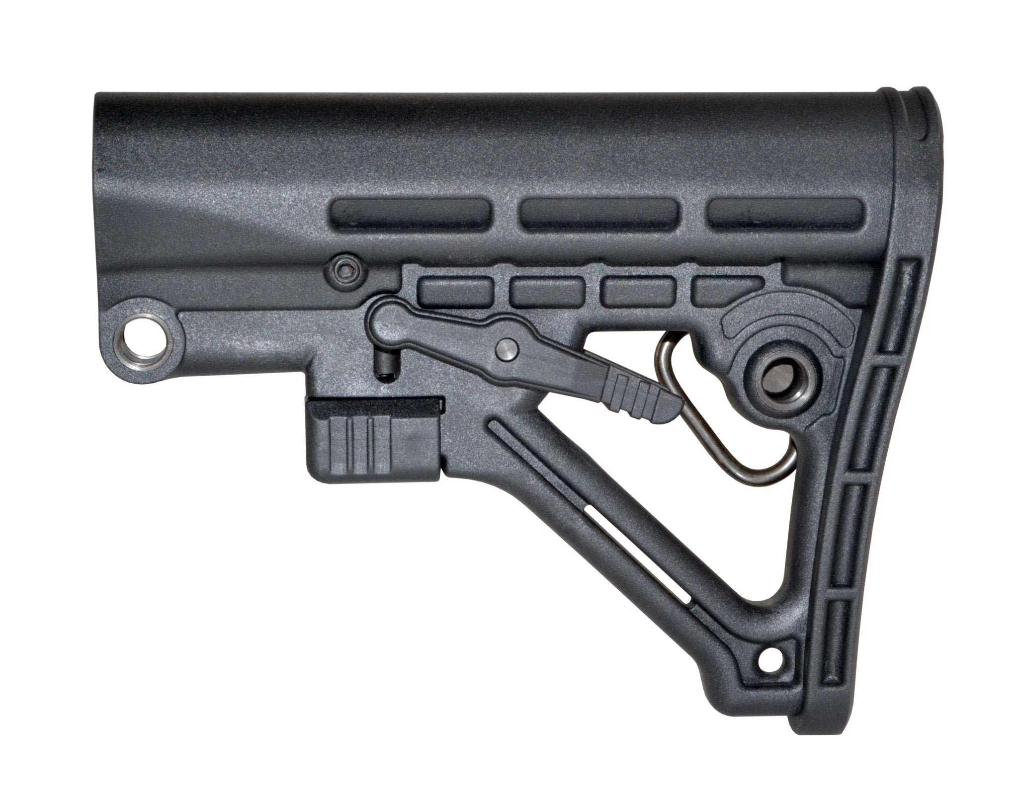 AR Adjustable Military Spec ButtStock, with Adjuster Lock and Removabl ...